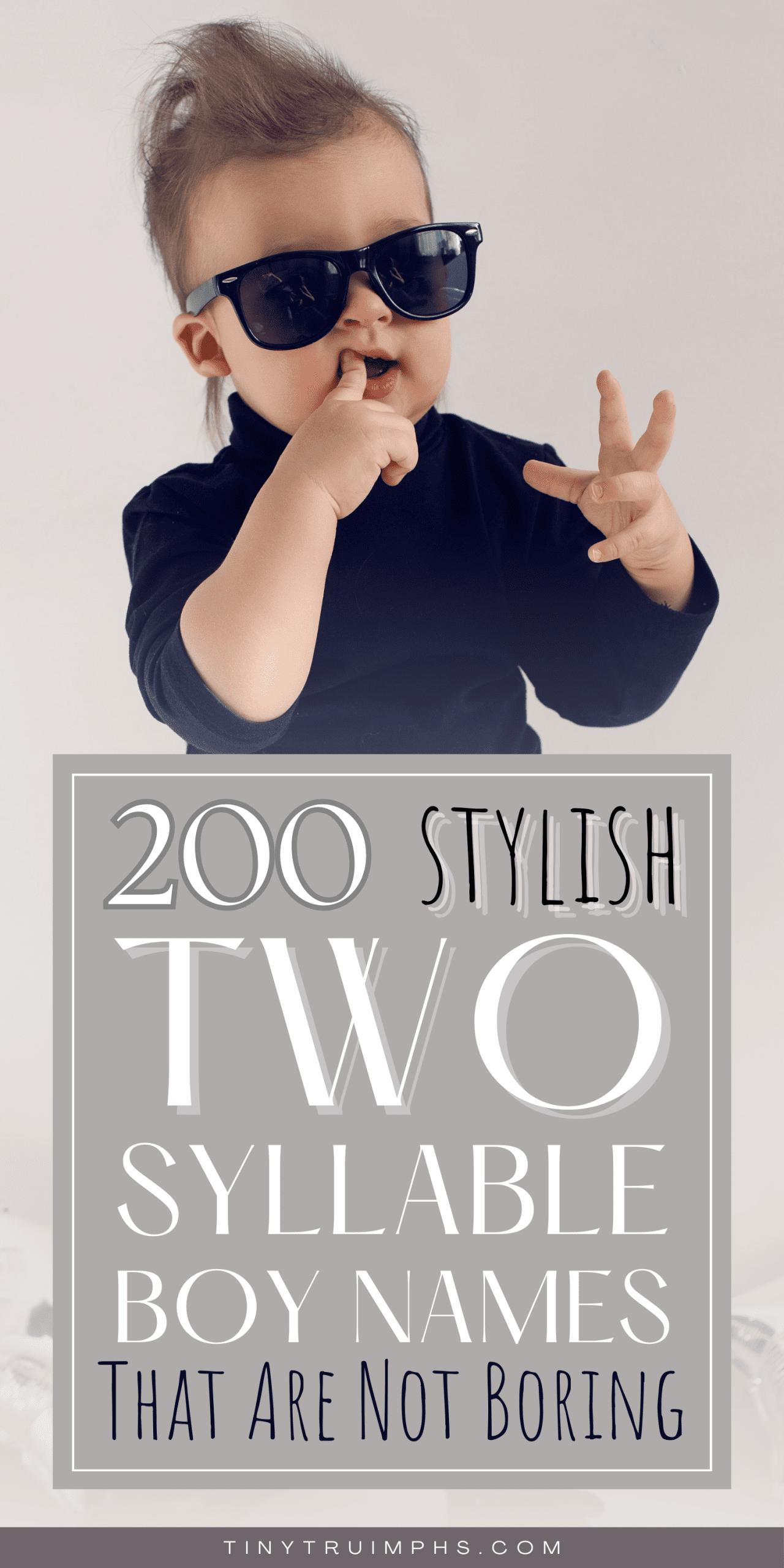 500+ Cutest 2 Syllable Boy Names For Adorable Babies - Tinytruimphs